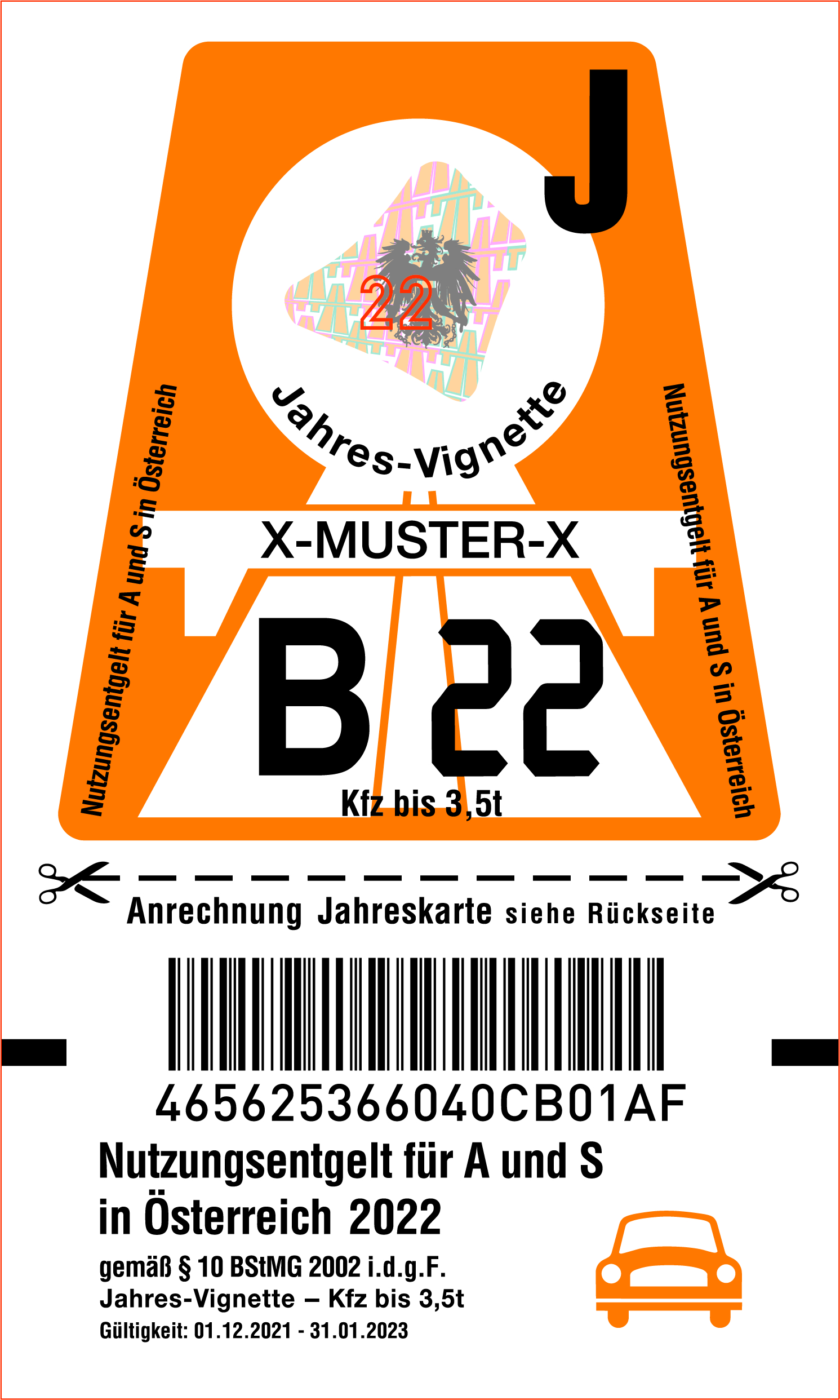 Toll sticker | ASFINAG