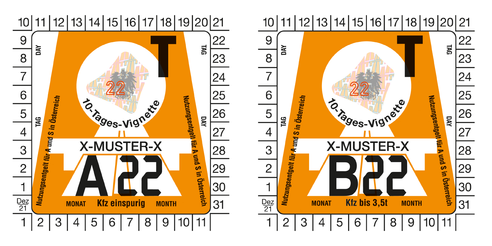 Toll sticker | ASFINAG